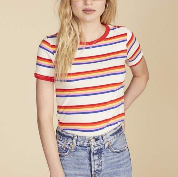 Honey Punch | Striped Ringer Tee | Nordstrom Rack image